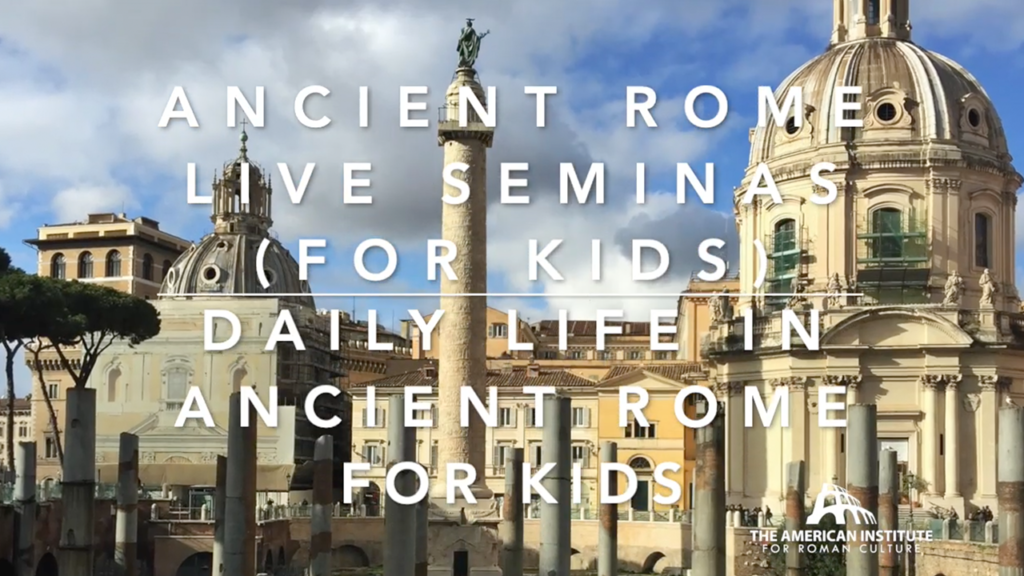 Ancient Rome Live | Watch our Daily Life in Ancient Rome for Kids Lecture