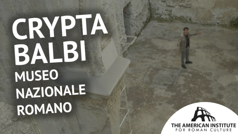 Ancient Rome Live | Museums of Rome | Crypta Balbi